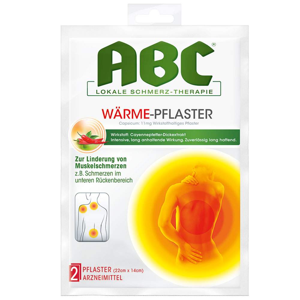 ABC Wärme-Pflaster Capsicum Hansaplast med 12x14 2 Pflaster Preisvergleich