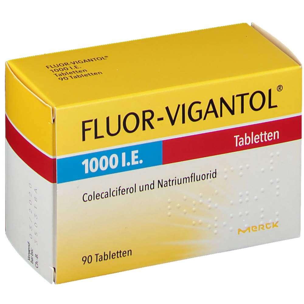 FLUOR-VIGANTOL® 1000 I.E. 90 Tabletten Preisvergleich