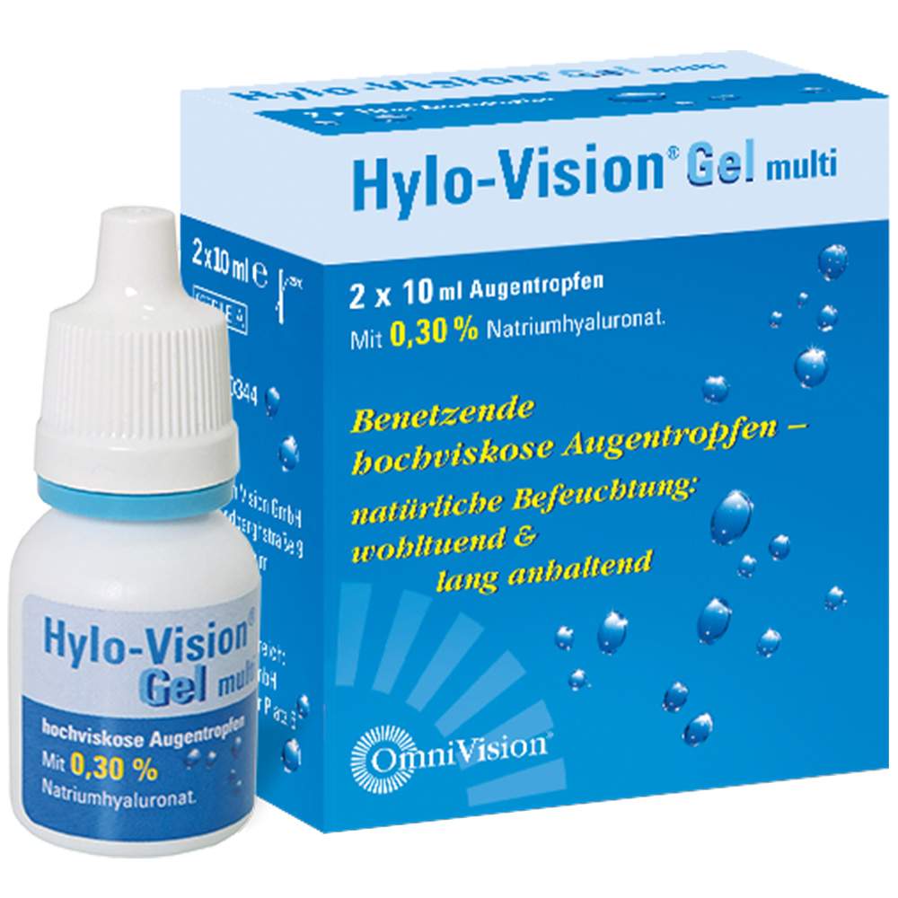 Hylo-Vision® Gel multi 2x10ml Augentropf. Preisvergleich