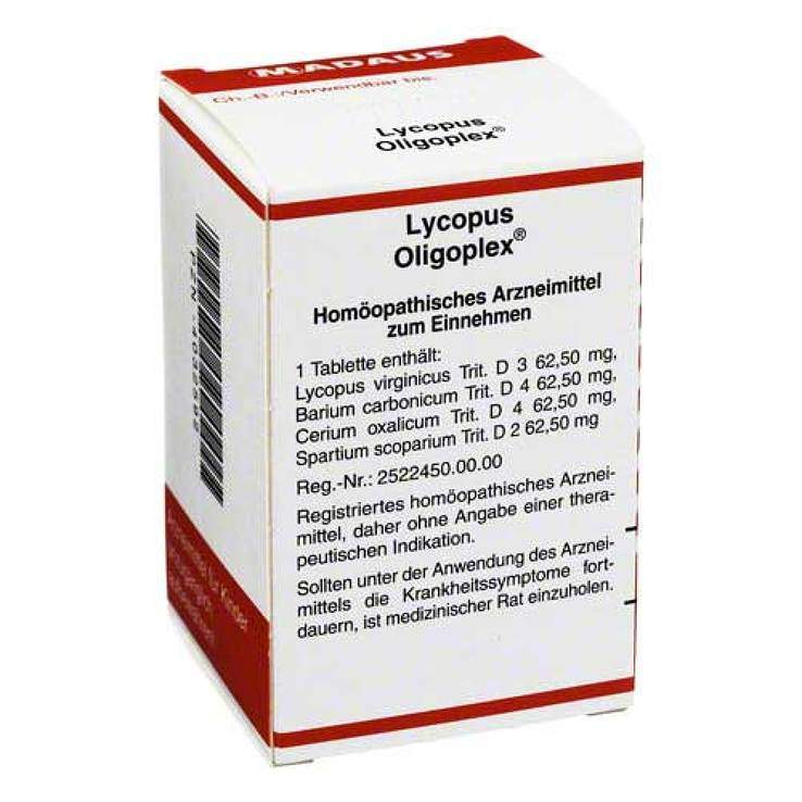 Lycopus Oligoplex® 150 Tbl. Preisvergleich