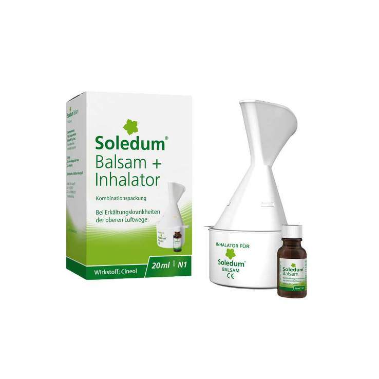 Soledum® Balsam15 % 20ml Lsg.+ Inhalator Preisvergleich