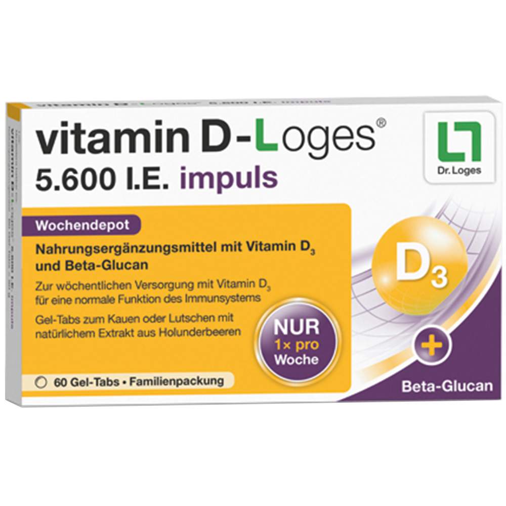 vitamin D-Loges® 5.600 I.E. impuls 30 Gel-Tabs Preisvergleich